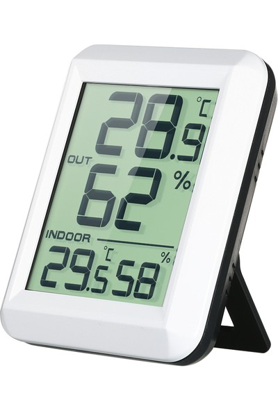 Mbw Kablosuz Mini LCD Dijital Termometre Higrometre Kapalı (Yurt Dışından)