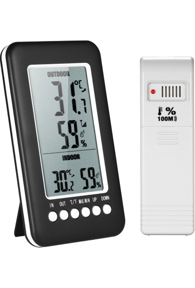 Mbw LCD Dijital Kablosuz İç / Dış Mekan Termometre Higrometre (Yurt Dışından) Mbw LCD Dijital Kablosuz İç / Dış Mekan Termometre Higrometre (Yurt Dışından)