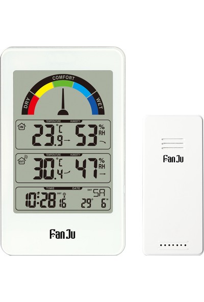 Fanju FJ3356 Dijital Higrotermograf Sıcaklık ve Nem (Yurt Dışından)
