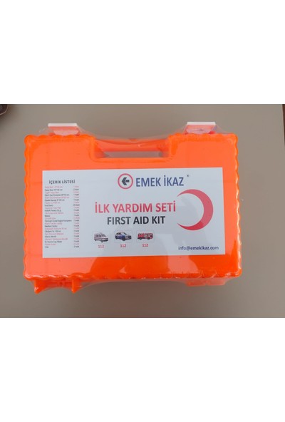 Emek Ikaz Araç Işyeri Ilk Yardım Seti Emek Ikaz Araç Işyeri Ilk Yardım Seti