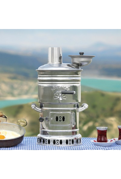 Sözenler 4 Litre Ayrılabilir Odunlu Semaver KS13-MERİÇ Sözenler 4 Litre Ayrılabilir Odunlu Semaver KS13-MERİÇ