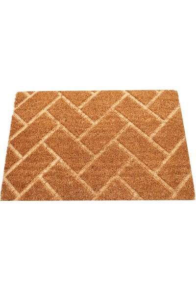 Sermat Pvc Taban Desenli Koko Kıl Kapı Önü Paspas 40X60 cm