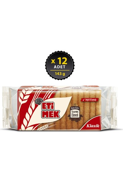 Eti Etimek Klasik 143 g x 12 Adet Eti Etimek Klasik 143 g x 12 Adet