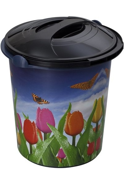 Şenyayla 2 No Dekor Desenli Kova 10 Lt.