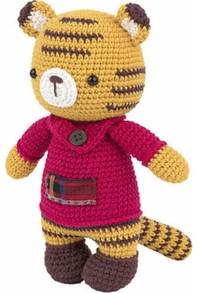 Tuva Meraklı Kaplan Tuva Tığ Işi Amigurumi Kit