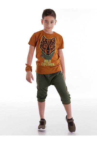 Mushi Wolf Camp Erkek Çocuk Baggy Takım Mushi Wolf Camp Erkek Çocuk Baggy Takım