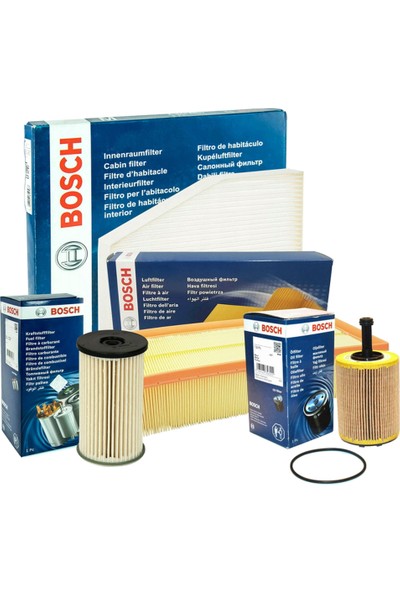 Bosch Vw Golf 7 1.2 ve 1.4 Tsı Filtre Bakım Seti