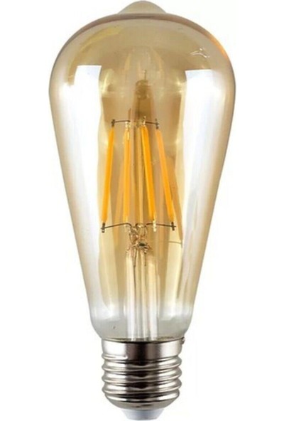 Benar Rustik LED Ampul 6W E27 Sarı Işık Benar Rustik LED Ampul 6W E27 Sarı Işık