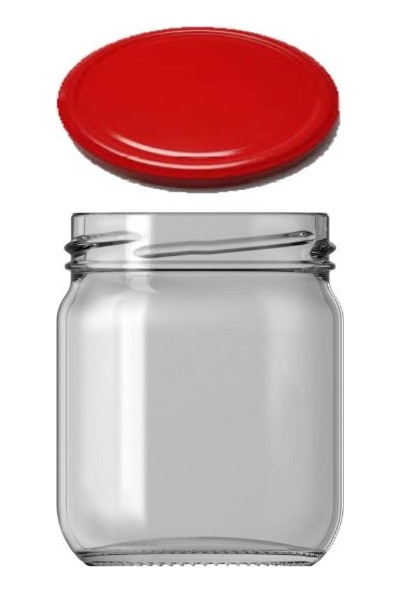 Paşabahçe Cam Kavanoz 210 cc Kırmızı Kapaklı 6 Adet Baharat