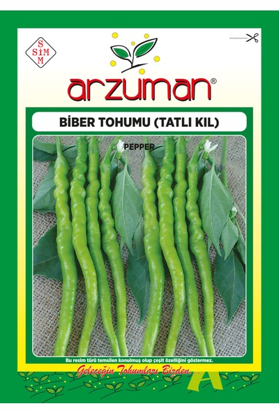 Arzuman Tatlı Kıl Biber Tohumu 10 Gram