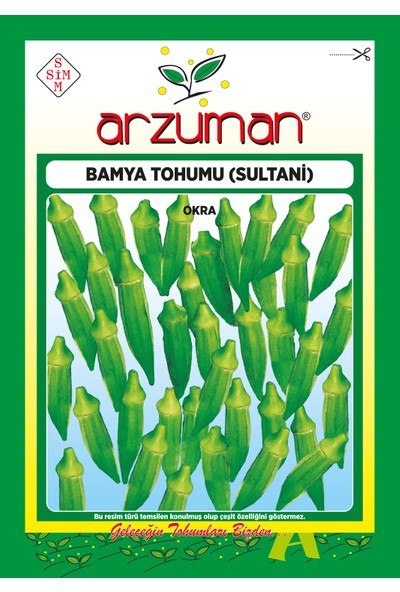 Arzuman Sultani Bamya Tohumu 25 Gram