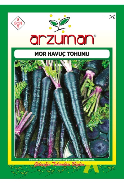 Arzuman Mor Havuç Tohumu 10 Gram