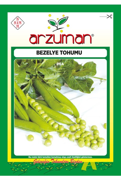 Arzuman Utrillo Bezelye Tohumu 50 Gram