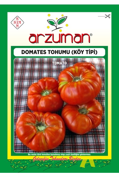 Arzuman Köy Tipi Domates Tohumu 500 Adet