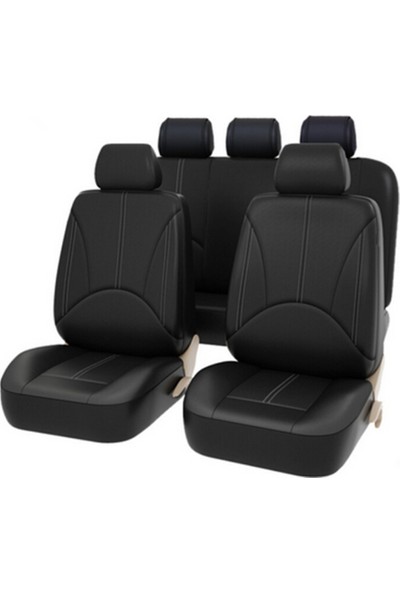 9 Adet Lüks Pu Deri Oto Koltuk Kılıfı (Yurt Dışından)