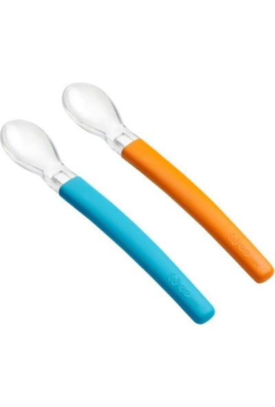 Silikon Uçlu 2'li Mama Kaşığı