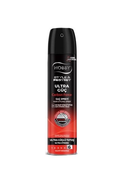 Hobby Saç Spreyi Ultra Güçlü 250 ml Hobby Saç Spreyi Ultra Güçlü 250 ml