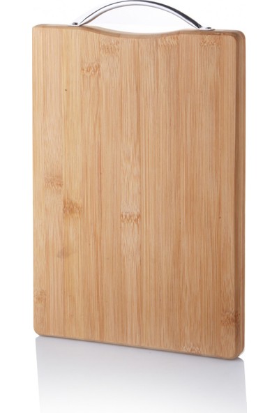 Queen's Kitchen Metal Tutacaklı Lüx Bambu Kesme Tahtası Queen's Kitchen Metal Tutacaklı Lüx Bambu Kesme Tahtası