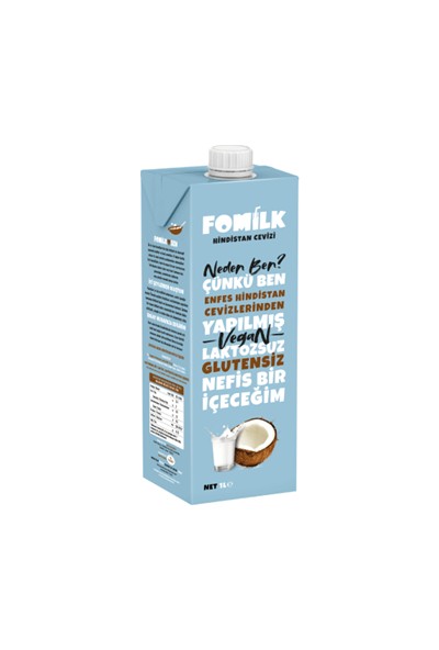 Fomilk Hindistan Cevizi Sütü 1 lt