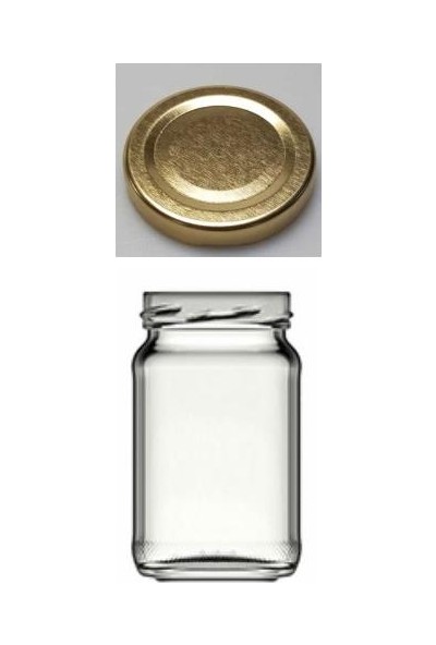 Paşabahçe Cam Kavanoz 105 cc Altın Kapaklı 6 Adet Numunelik