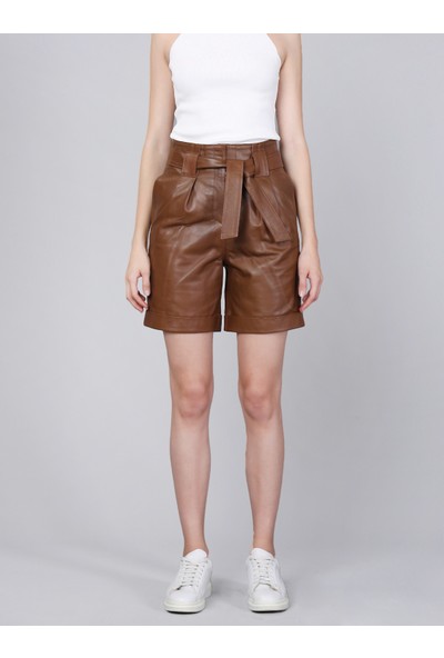 Basics&more Deri Şort - S01