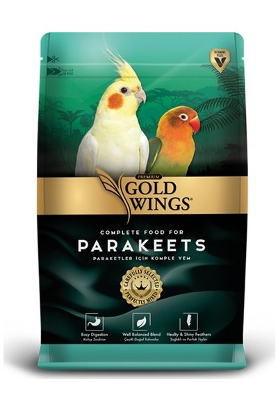 Gold Wings Paraket Yemi 1 kg Kuş Yemleri Gold Wings Paraket Yemi 1 kg Kuş Yemleri