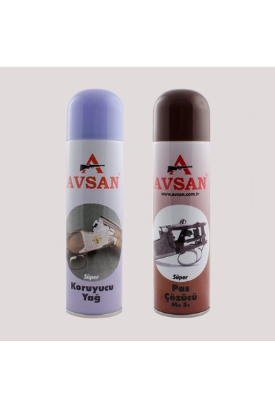 Avsan Pas Çözücü ve Koruyucu Yağ 2'si 1 Arada Avsan Pas Çözücü ve Koruyucu Yağ 2'si 1 Arada