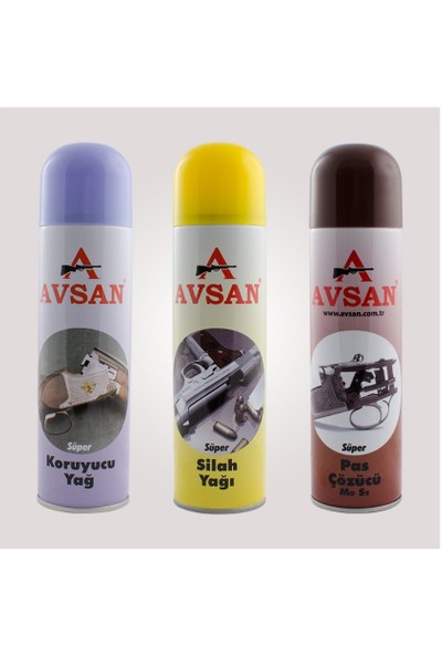 Avsan Sılah Yağı Pas Çözücü ve Koruyucu Yağ - 3'ü 1 Arada Avsan Sılah Yağı Pas Çözücü ve Koruyucu Yağ - 3'ü 1 Arada