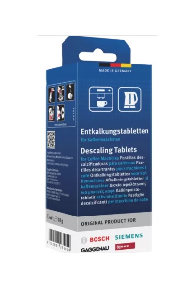 Bosch Kahve Makineleri İçin Kireç Temizleme Tableti 6 Adet