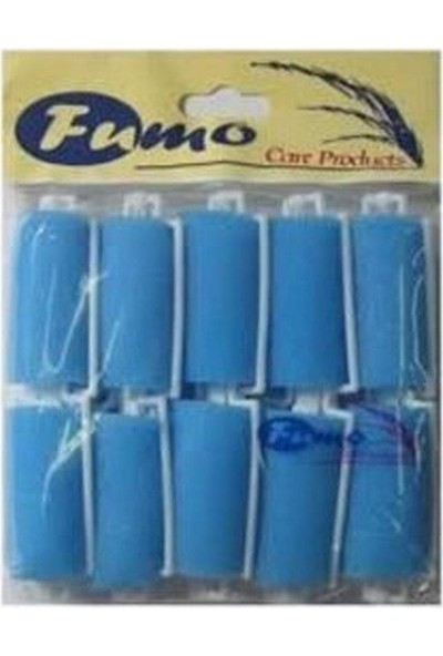 Fumo Sünger Bigudi Mavi 10lu Fumo Sünger Bigudi Mavi 10lu