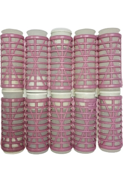 Fumo Kaynatmalı-Isıtmalı Bigudi Gül Kurusu 10lu