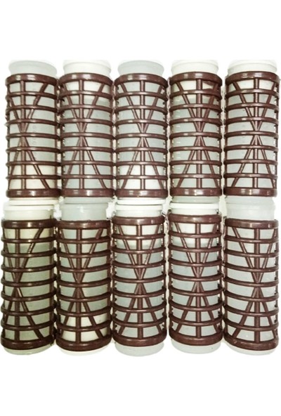 Fumo Kaynatmalı-Isıtmalı Bigudi Kahverengi 10lu