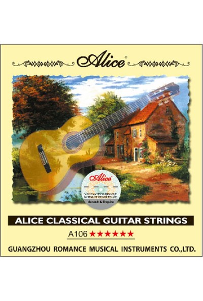 Alice Klasik Gitar Teli Set A106H