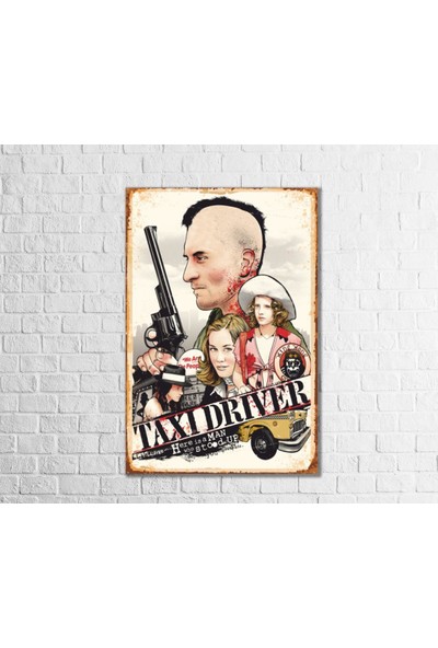 Fandomya Ahşap Poster Taxi Driver 12 x 17 cm + Çift Taraflı Bant Fandomya Ahşap Poster Taxi Driver 12 x 17 cm + Çift Taraflı Bant
