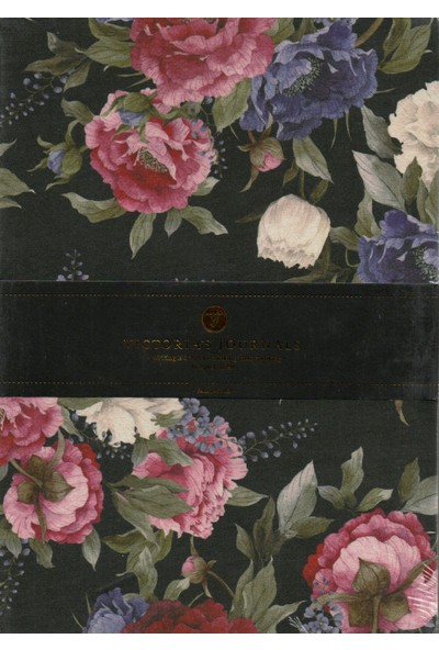 Victoria's Journals Planner Felxy Txt Flower 96 Yaprak Bloknot 14 x 20 cm Siyah Victoria's Journals Planner Felxy Txt Flower 96 Yaprak Bloknot 14 x 20 cm Siyah