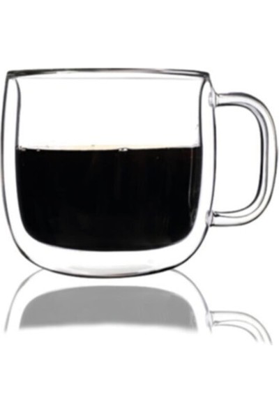 Perotti Çift Cidarlı 450ML Cam Kupa -12482 Perotti Çift Cidarlı 450ML Cam Kupa -12482