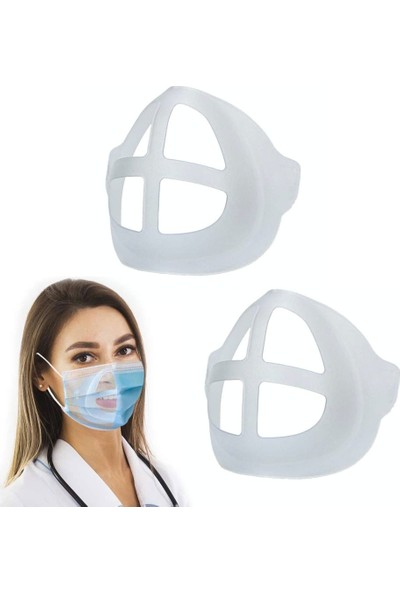 Okfis 3D Silikon Maske Braketi 2'li Okfis 3D Silikon Maske Braketi 2'li