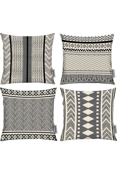 Ritmo Home Iskandinav 4'lü Kırlent Kılıfı Ritmo Home Iskandinav 4'lü Kırlent Kılıfı