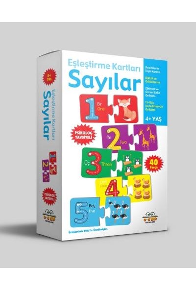Sayılar - Eşleştirme Kartları - Sayılar - Eşleştirme Kartları -