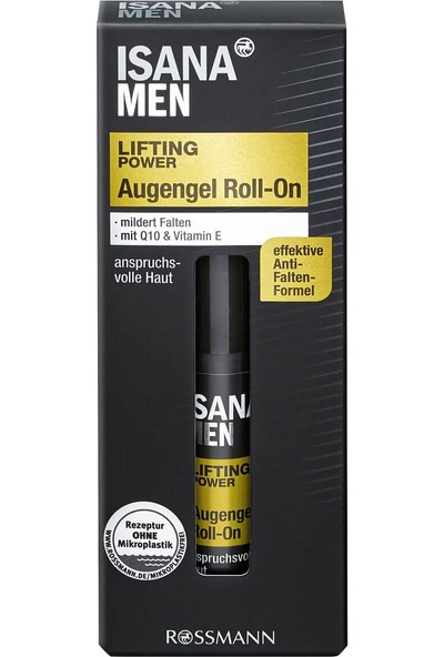 Isana Men Roll On Göz, Lifting Power, 15 ml