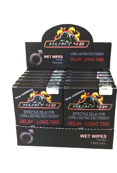 Hunt 48 HUNT48 Mendil 12 Kutu (24 Mendil) Hunt 48 HUNT48 Mendil 12 Kutu (24 Mendil)