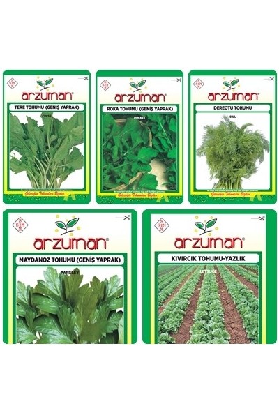 Arzuman Super 5'li Yeşillik Seti Arzuman Arzuman Super 5'li Yeşillik Seti Arzuman