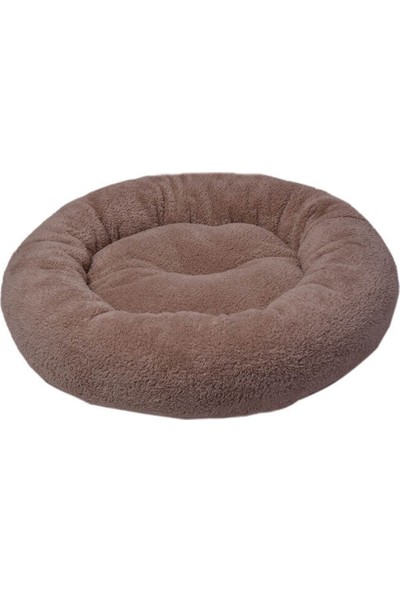 Dubex Peluş Simit Kedi ve Köpek Yatağı Bej Dubex Peluş Simit Kedi ve Köpek Yatağı Bej