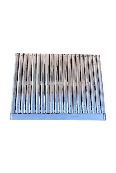 Gülsan Mangal Barbekü Izgarası Paslanmaz Krom Oluklu 35x45 cm Gülsan Mangal Barbekü Izgarası Paslanmaz Krom Oluklu 35x45 cm