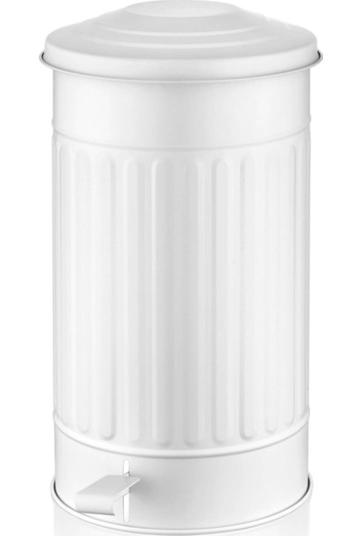 The Mia Beyaz Çöp Kovası 5 Lt.
