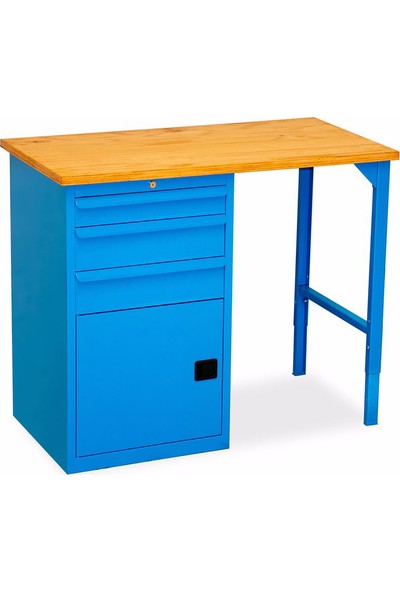 Star Çelik 3 Çekmeceli Çalışma TEZGAHI-1250 mm