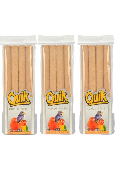 Quik Kumlu Tünek 4'lü (3 Adet) Quik Kumlu Tünek 4'lü (3 Adet)