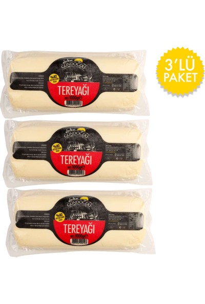 Gündoğdu Silindir Tereyağı 1000G 3lü