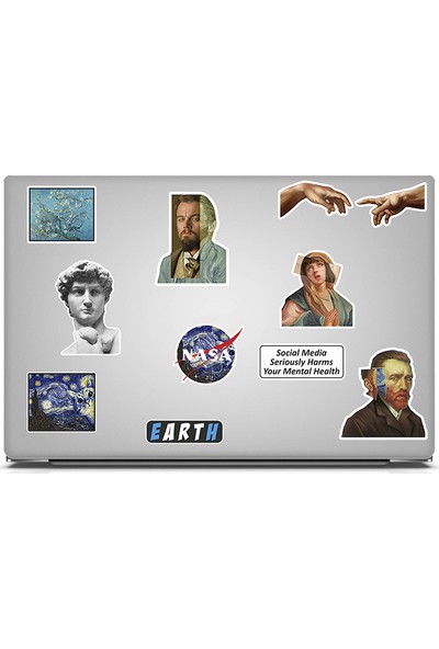 Tugibu Laptop Sticker Notebook Macbook Tablet Kask Snowboard Art Sanat Vincent - NS21 Tugibu Laptop Sticker Notebook Macbook Tablet Kask Snowboard Art Sanat Vincent - NS21