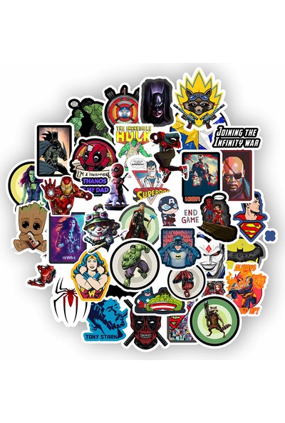 Tugibu Marvel Laptop Sticker Notebook Macbook Tablet Kask Iron Man Hulk - NS04 Tugibu Marvel Laptop Sticker Notebook Macbook Tablet Kask Iron Man Hulk - NS04